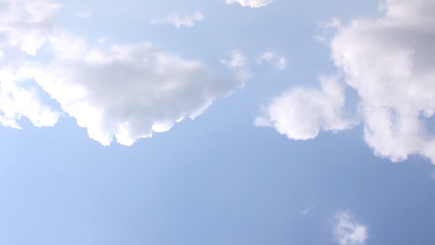 Sky with one light puffy cloud image - Free stock photo - Public Domain ...