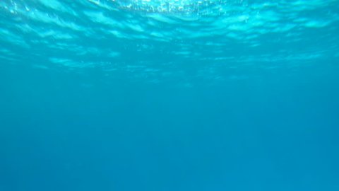 Beautiful Under Water Footage Dark Blue Stock Footage Video (100% ...