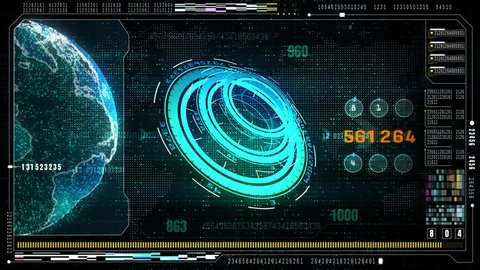 Hitech User Interface Head Display Background Stock Footage Video (100% Royalty-free) 21185050 ...