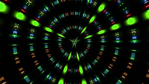 Blinking Circle Animation Moving Left Frame Stock Footage Video (100% ...