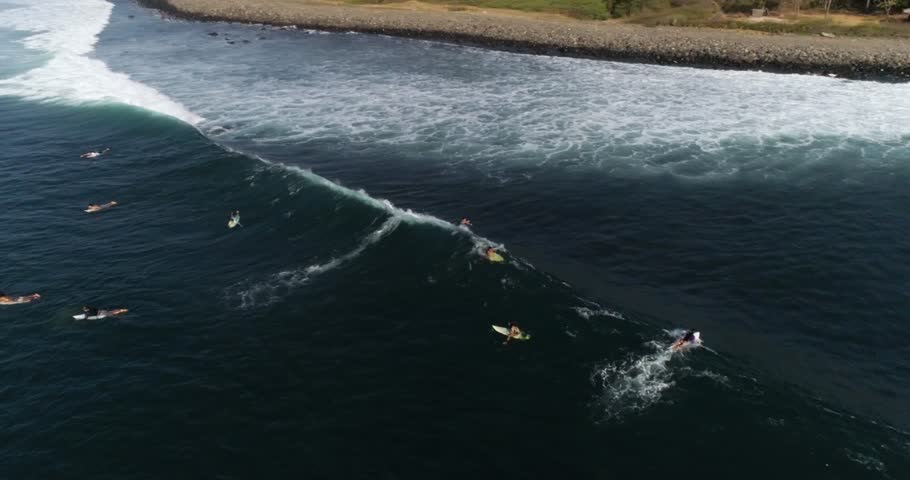 Surfers in Fun Wave from Stock Footage Video (100% Royalty-free ...