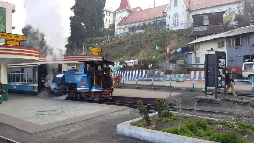 Darjeeling himalayan railway Stock Video Footage - 4K and HD Video ...