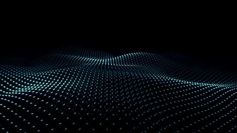 Abstract Surface Wave 3d Loopable Animation Stock Footage Video (100% ...