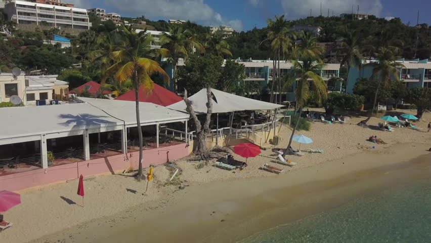 aerial people tanning swimming on beach Stock Footage Video (100% ...