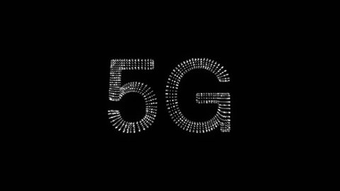 Seamless Looping 4k Animation Highlighting 5g Stock Footage Video (100% ...