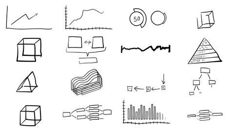 Maths Symbols Algebra Geometry Line Icons Stock Vector (Royalty Free ...