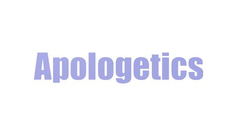 Apologetics Word Cloud Animated On White Stock Footage Video (100% ...
