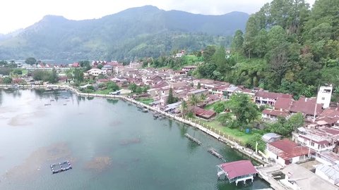 Parapat Town Toba Lake North Sumatra Stock Footage Video (100% Royalty ...