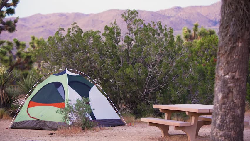 long tent blowing wind campground Stock Footage Video (100% Royalty ...