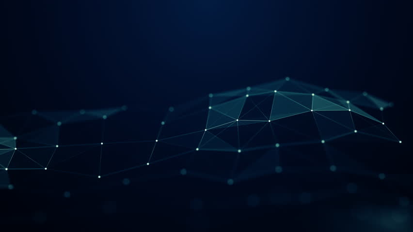 3D render abstract plexus shapes. Connection and web concept. Digital, communication and ...