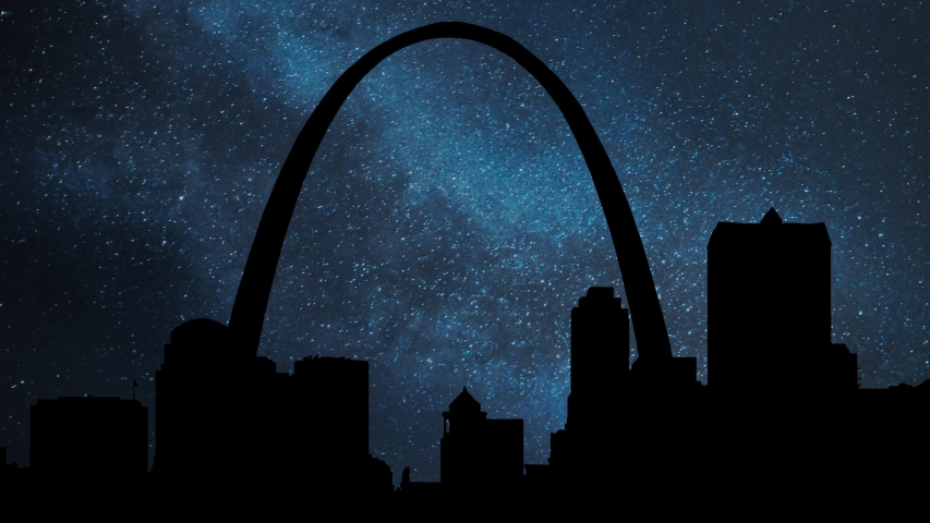 Arch, sun, and sky in St. Louis, Missouri image - Free stock photo ...