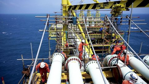 Offshore scaffolding Stock Video Footage - 4K and HD Video Clips ...