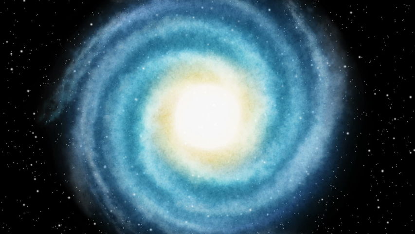 space travel - galaxy approach top Stock Footage Video (100% Royalty ...