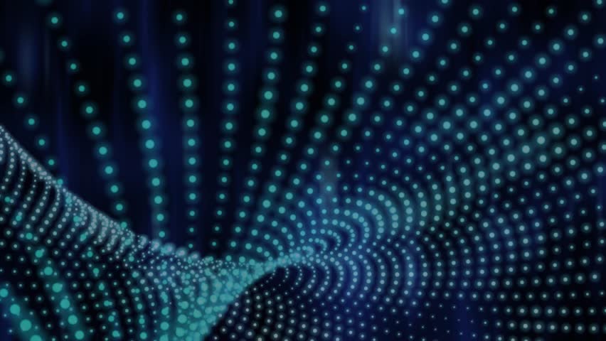 Abstract Background Animation Blue Particles Backdrop Stock Footage ...