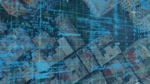 Digital Animation Program Codes Moving Screen Stock Footage Video (100% Royalty-free) 1029561539 ...