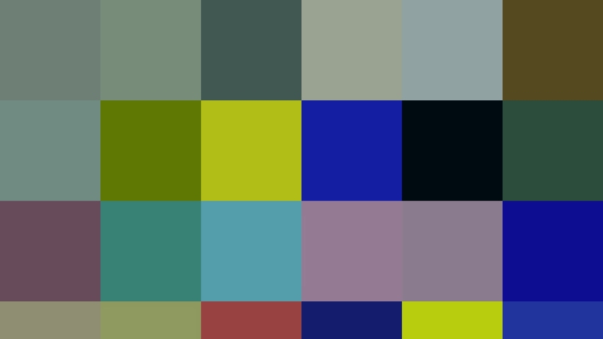 colored tiles lateral cameraement perspective view Stock Footage Video ...