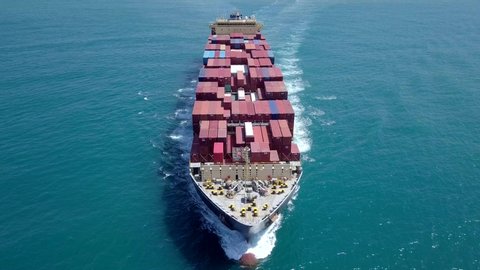 Aerial View Oil Tanker Above Stock Photo (Edit Now) 1685347666