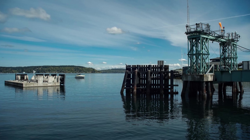 time lapse vashon island ferry docking Stock Footage Video (100% ...