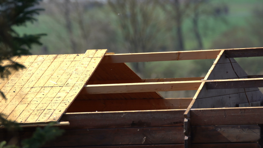 Slatted wood shed Stock Video Footage - 4K and HD Video Clips ...