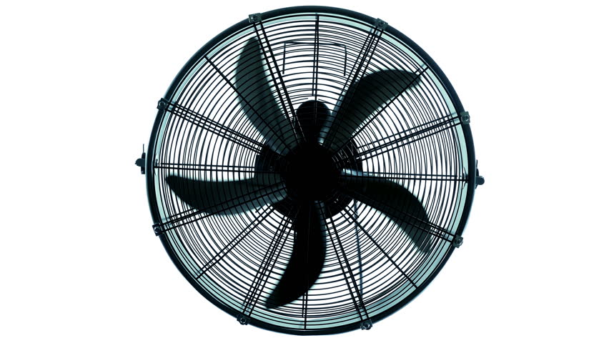 Slow Rotating Ventilation Fan. 4k Stock Footage Video (100% Royalty ...