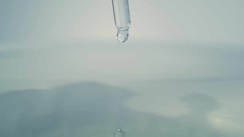 water dropper slow motion drop falling Stock Footage Video (100% ...