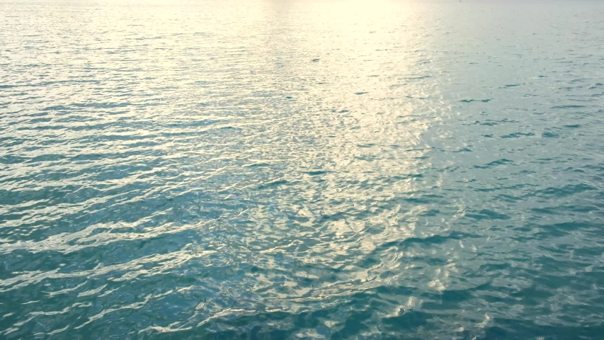 sea ocean blue water light reflections Stock Footage Video (100% ...
