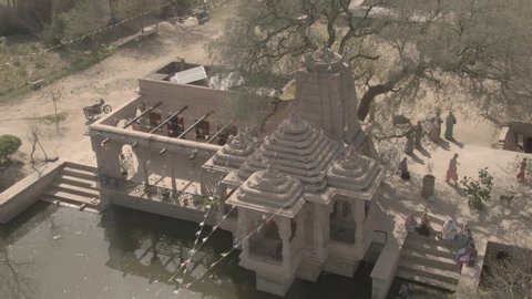 Braj India Vrinda Kund Ter Kadamba Stock Footage Video (100% Royalty ...