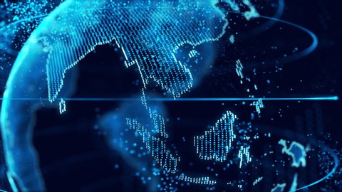 bright connections charts forming network over Stock Footage Video (100 ...