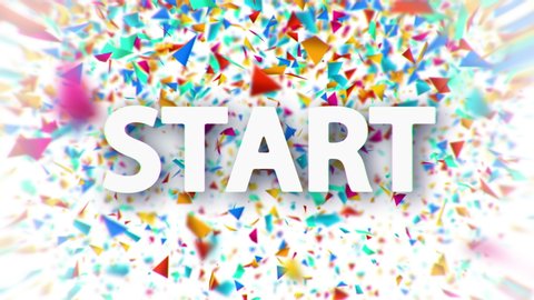 Winner Sign Colour Confetti Vector Paper Stock Vector (Royalty Free ...