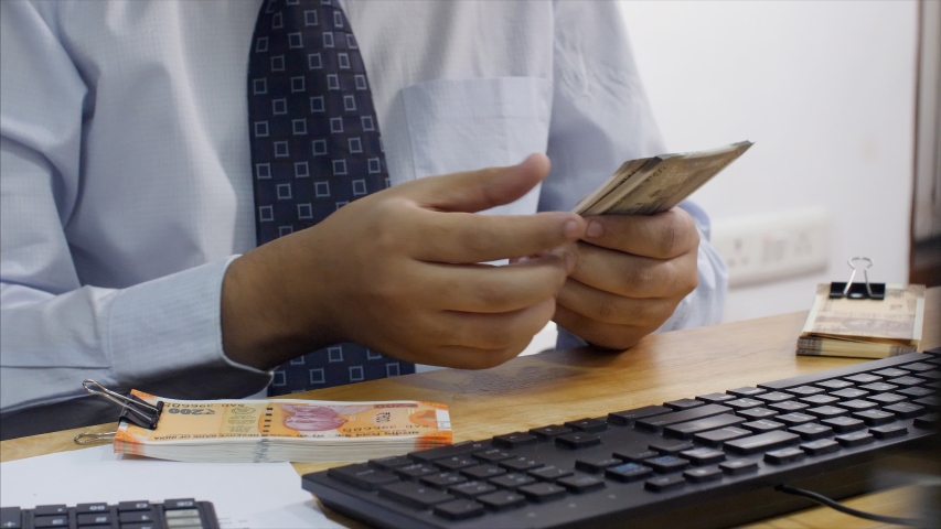 200 rupees note bundle Stock Video Footage - 4K and HD Video Clips ...