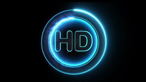 Blue Neon Light 60 Seconds Countdown Stock Footage Video 100 Royalty