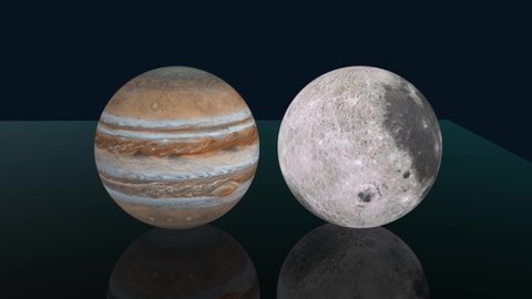 3d Renderingplanet Jupiter Animation On Background Stock Footage Video ...