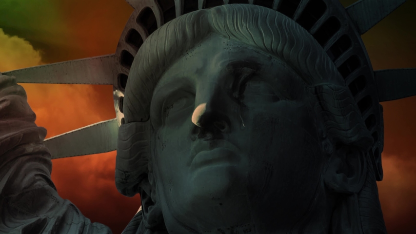 Statue liberty crying Stock Video Footage - 4K and HD Video Clips ...