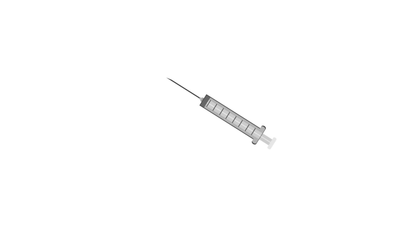 animation syringe that takes blood analysis Stock Footage Video (100% ...