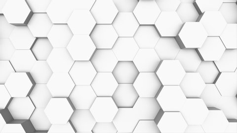 Abstract Hexagon Geometric Surface Loop 1a Stock Footage Video (100% ...