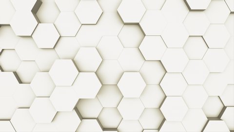 Abstract Hexagon Geometric Surface Loop 1a Stock Footage Video (100% ...