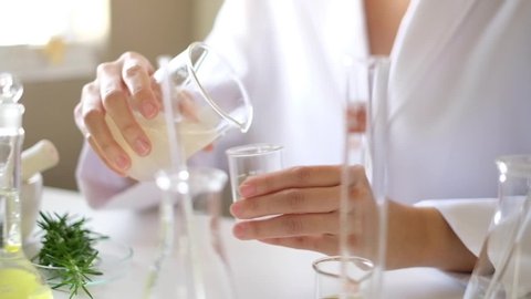 Doctor Chemist Scientist Pharmacist Making Medicine Stock Footage Video ...