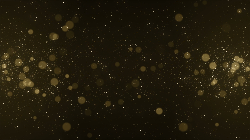 gold glitter particles falling golden sparkling Stock Footage Video ...