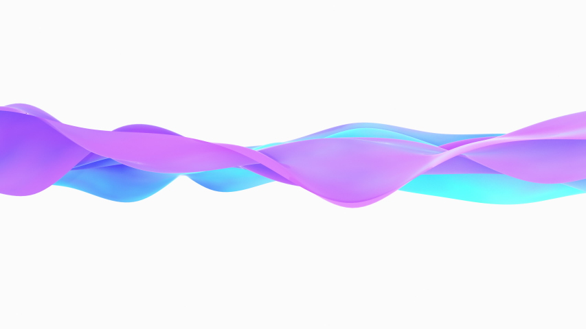 abstract 3d colors waves animation on Stock Footage Video (100% Royalty ...