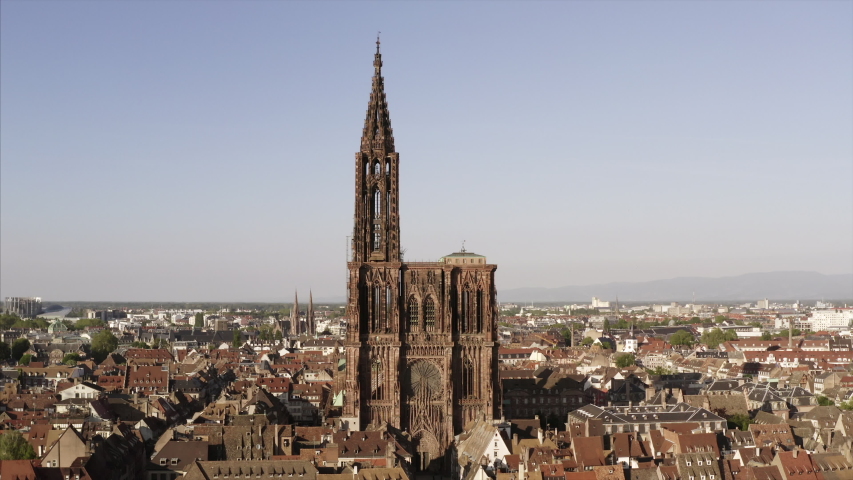 Cathedral De Strasbourg Stock Video Footage - 4K and HD Video Clips ...