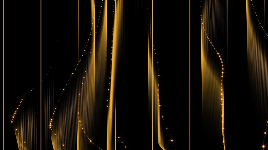 Golden Waves Background Loop Animation Stock Footage Video (100% ...
