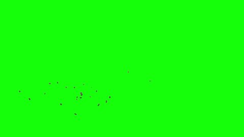 Rocks Bricks Debris Greenscreen Rocks Explode Stock Footage Video (100% ...