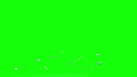 Rock Debris Greenscreen Rocks Explode Stone Stock Footage Video (100% ...