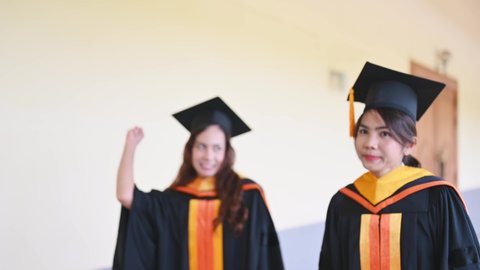 Back Chinese Graduates Blue Sky Stock Photo 107202623 | Shutterstock