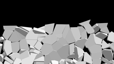 realistic ground floor crack animation vfx Stock Footage Video (100% ...