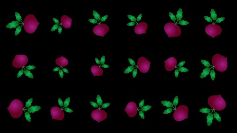 Background Falling Beets Footage 4k 2d Stock Footage Video (100% ...