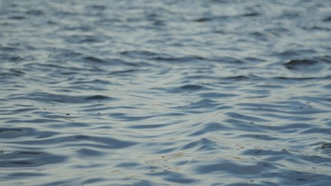 Blue Wavy Lake Water Backgroundrelaxing Surface Stock Footage Video ...