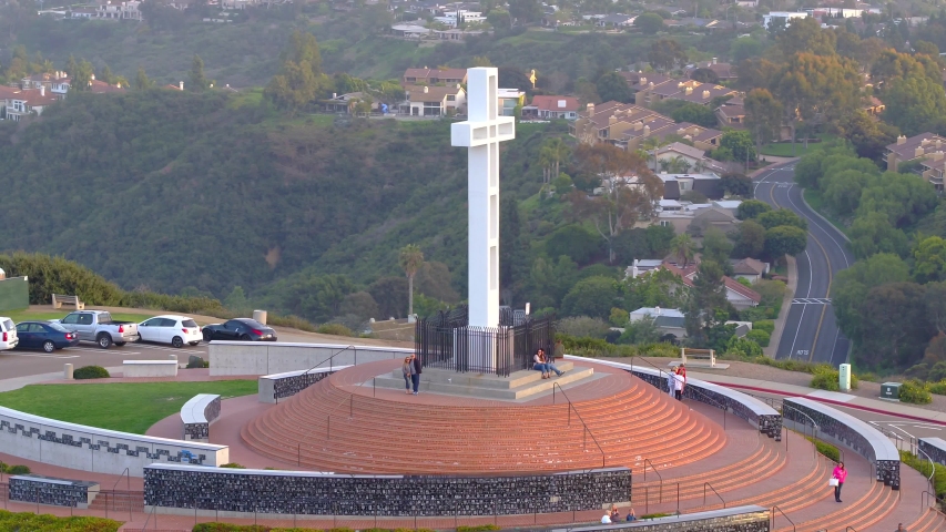 Mount Soledad Cross Stock Video Footage - 4K and HD Video Clips ...