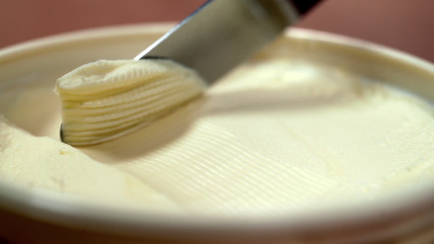 Taking Butter with Knife from Stock Footage Video (100% Royalty-free ...