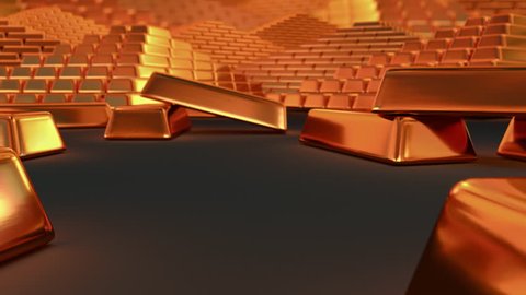 Animated Realistic Bar Copper Dark Space Stock Footage Video (100% ...